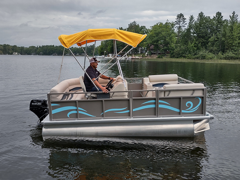APM-14 Pontoon Boat - Premium Aluminum Craft for Recreational Use